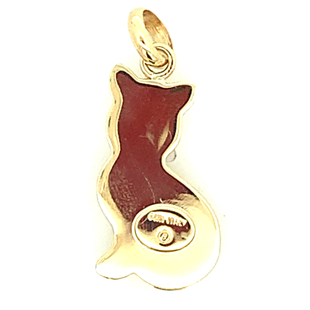 14k Gold Cat Charm | Walt's Pawn & Jewelry Buyer