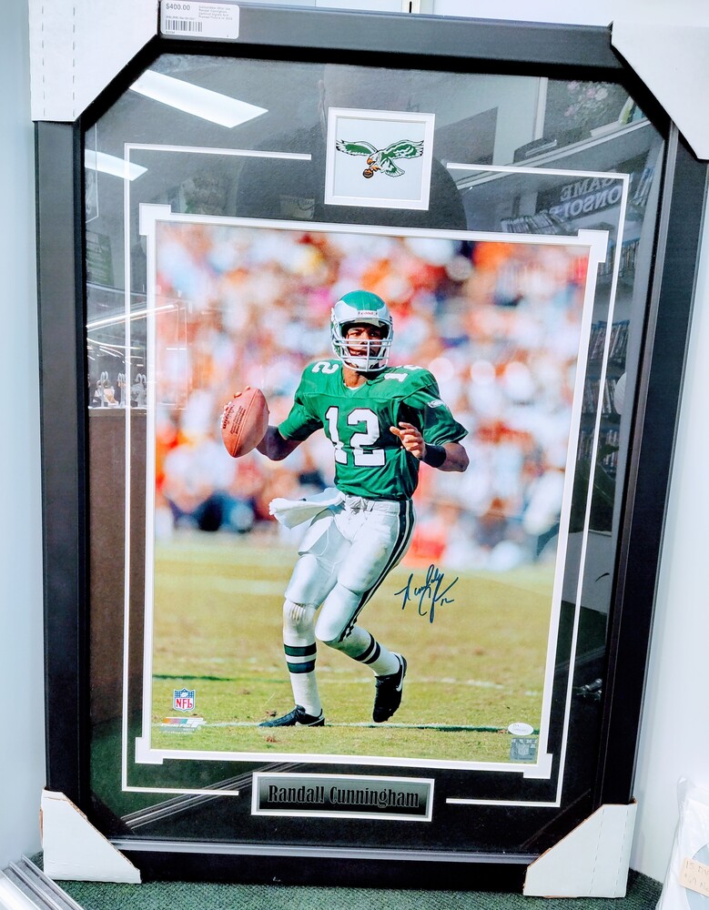 Randall Cunningham Autographed Portrait w/ JSA Cert | Walt's Pawn ...