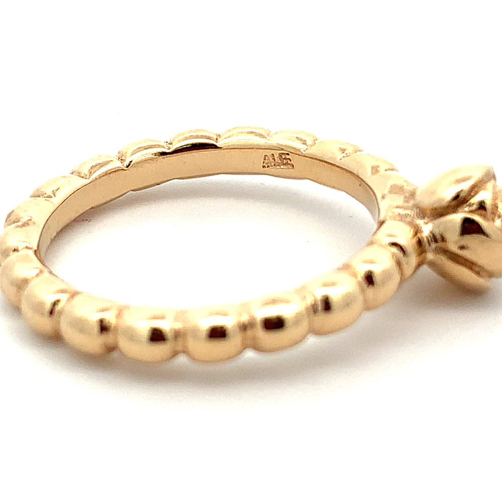 Gorgeous 14k And Diamond Pandora Solitaire Ring | Walt's Pawn & Jewelry ...