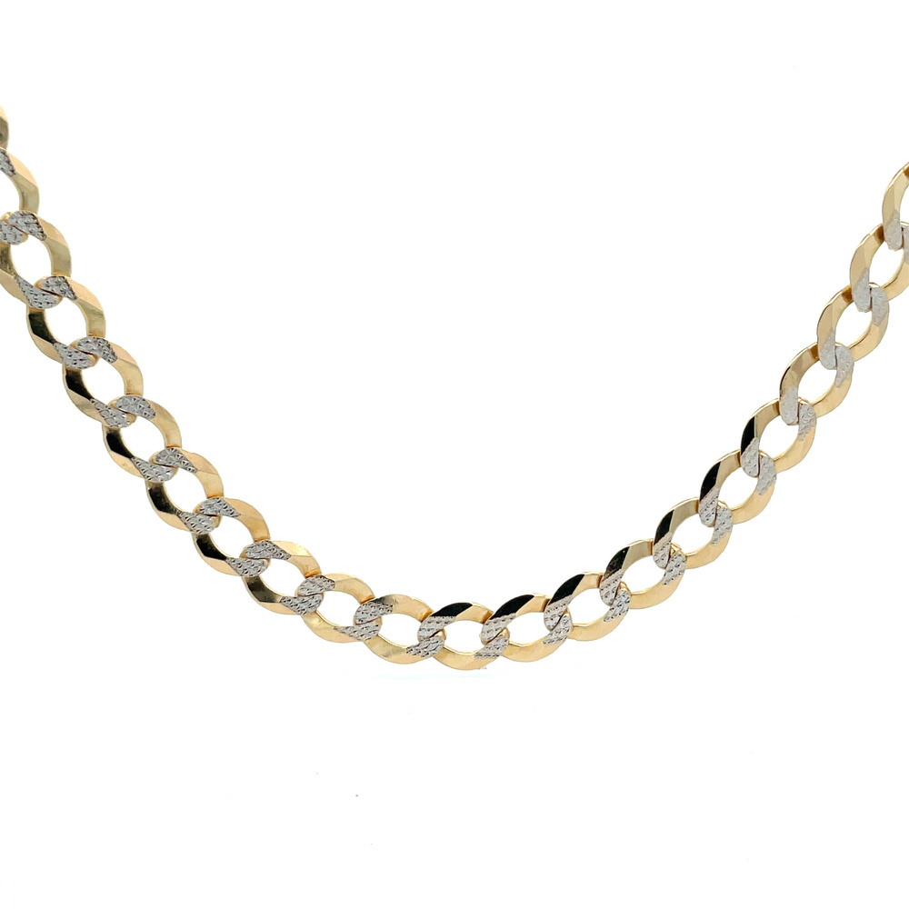 14k Diamond-Cut Curb Chain 39.7g | Walt's Pawn & Jewelry Buyer