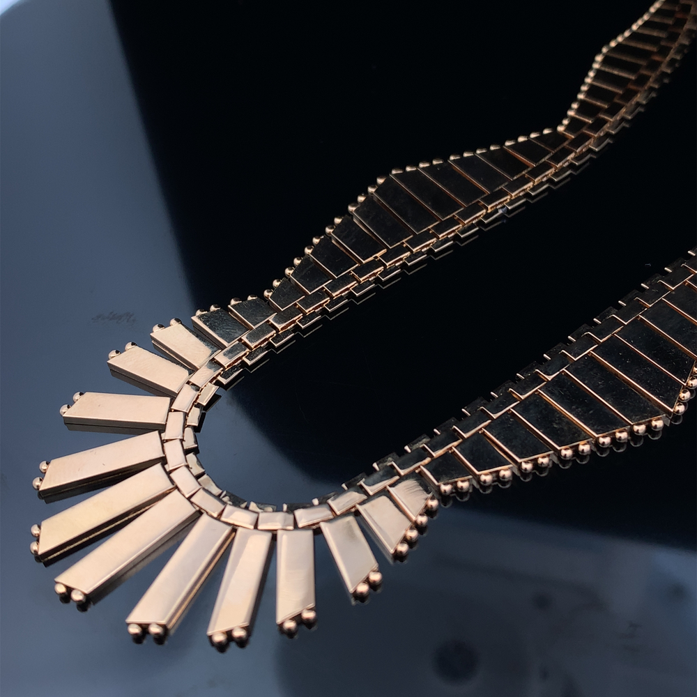 18k Reversible and Flexible Fashion Necklace 16" | Walt's Pawn ...